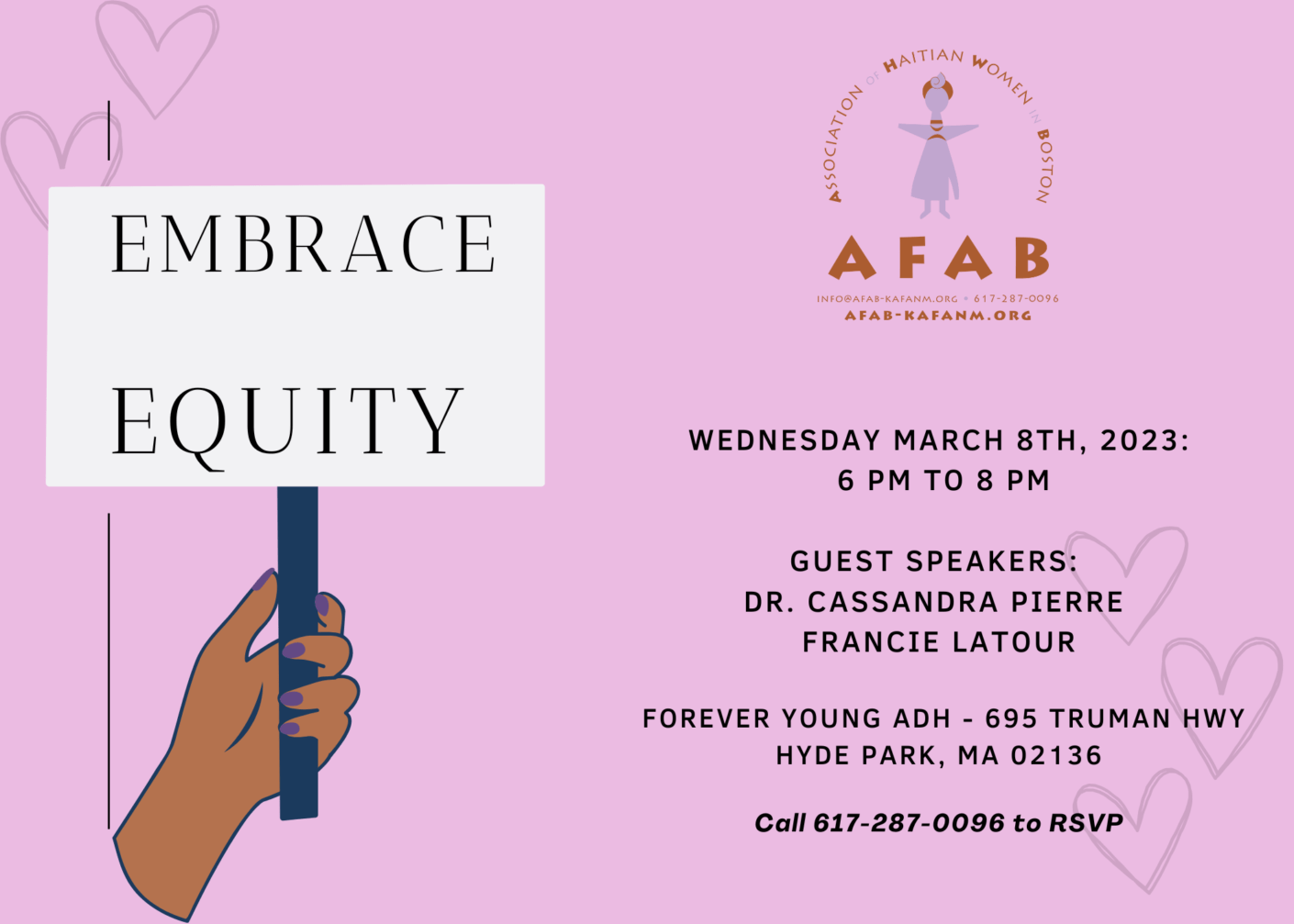 International Women Day 2023 – Embrace Equity – AFAB
